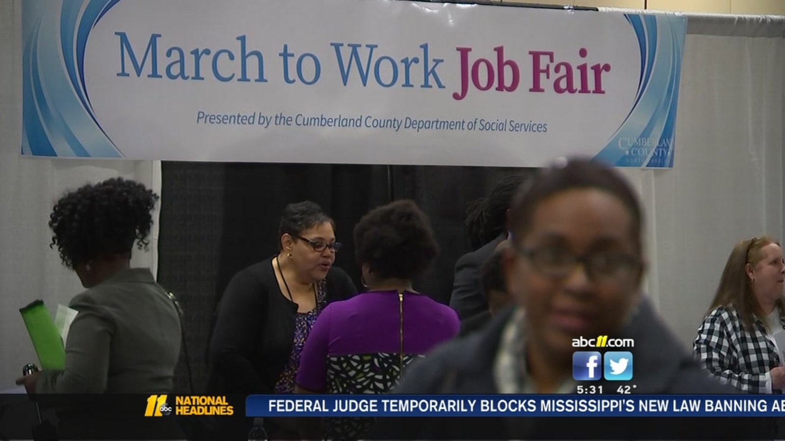 Fayetteville 'March to Work' Job Fair draws hundreds - ABC11 Raleigh-Durham Fayetteville 'March to Work' Job Fair draws hundreds - ABC11 Raleigh-Durham