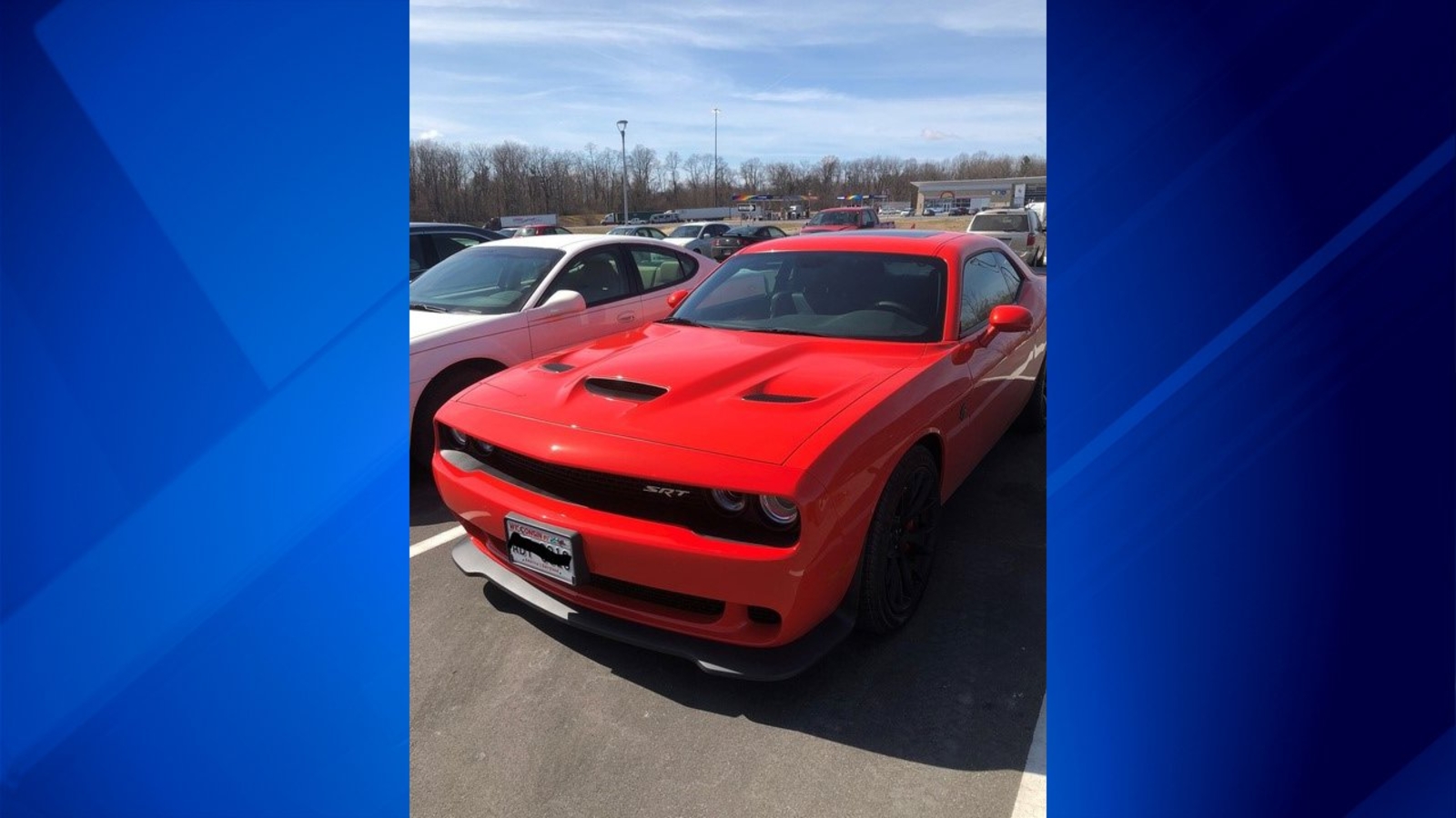 'Just trying to get to Maryland' says man driving Dodge Challenger ...
