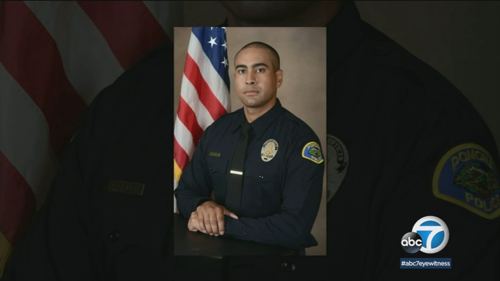Pomona Police Officer Honored At Funeral Service After Being Shot In