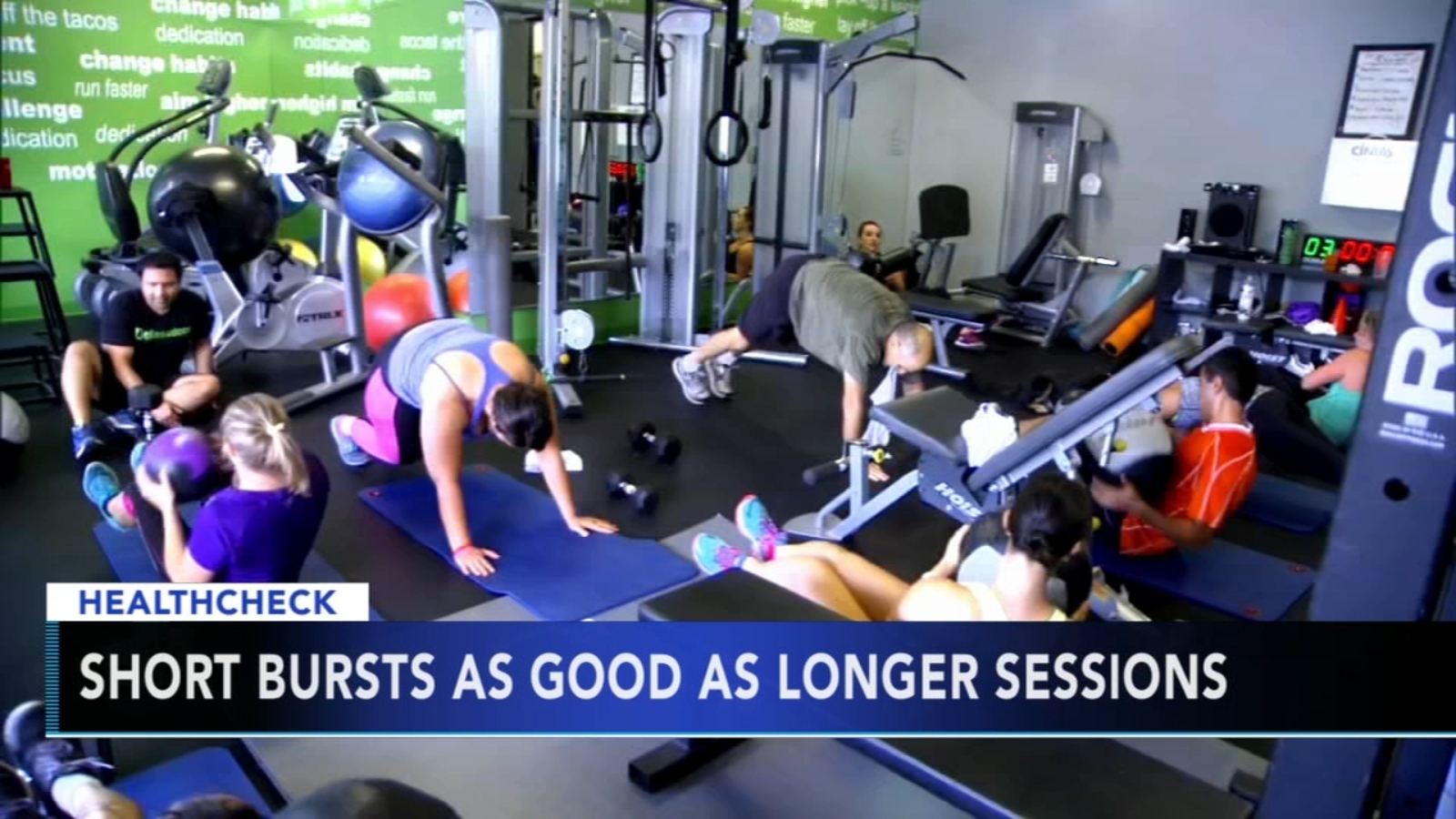 Bursts of exercise just as good as longer exercise sessions, study says ...