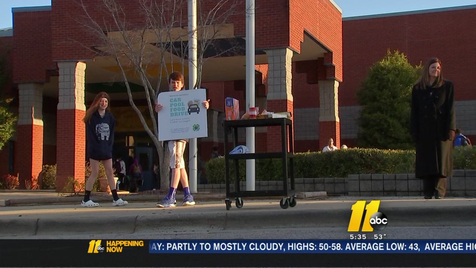 Students collecting food for other students in need so they can eat ...