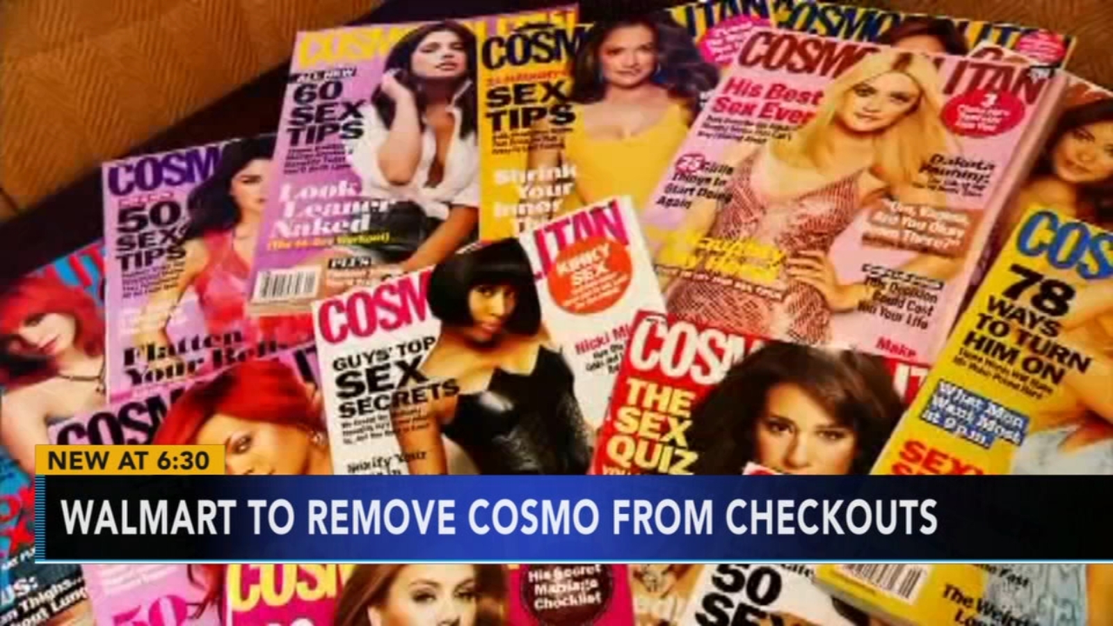 Walmart removing Cosmopolitan magazine from checkout line - 6abc ...