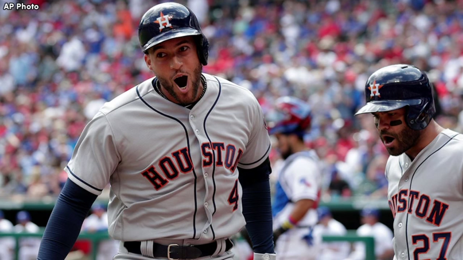 Springer, World Series champ Astros top Texas 4-1 in opener - ABC13 Houston