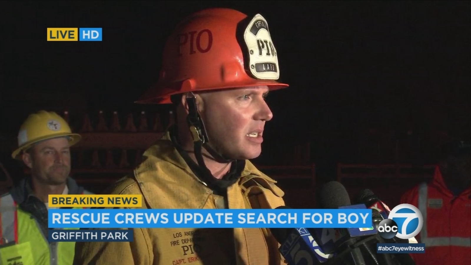 Missing boy, 13, found 'alive and talking' hours after falling into ...