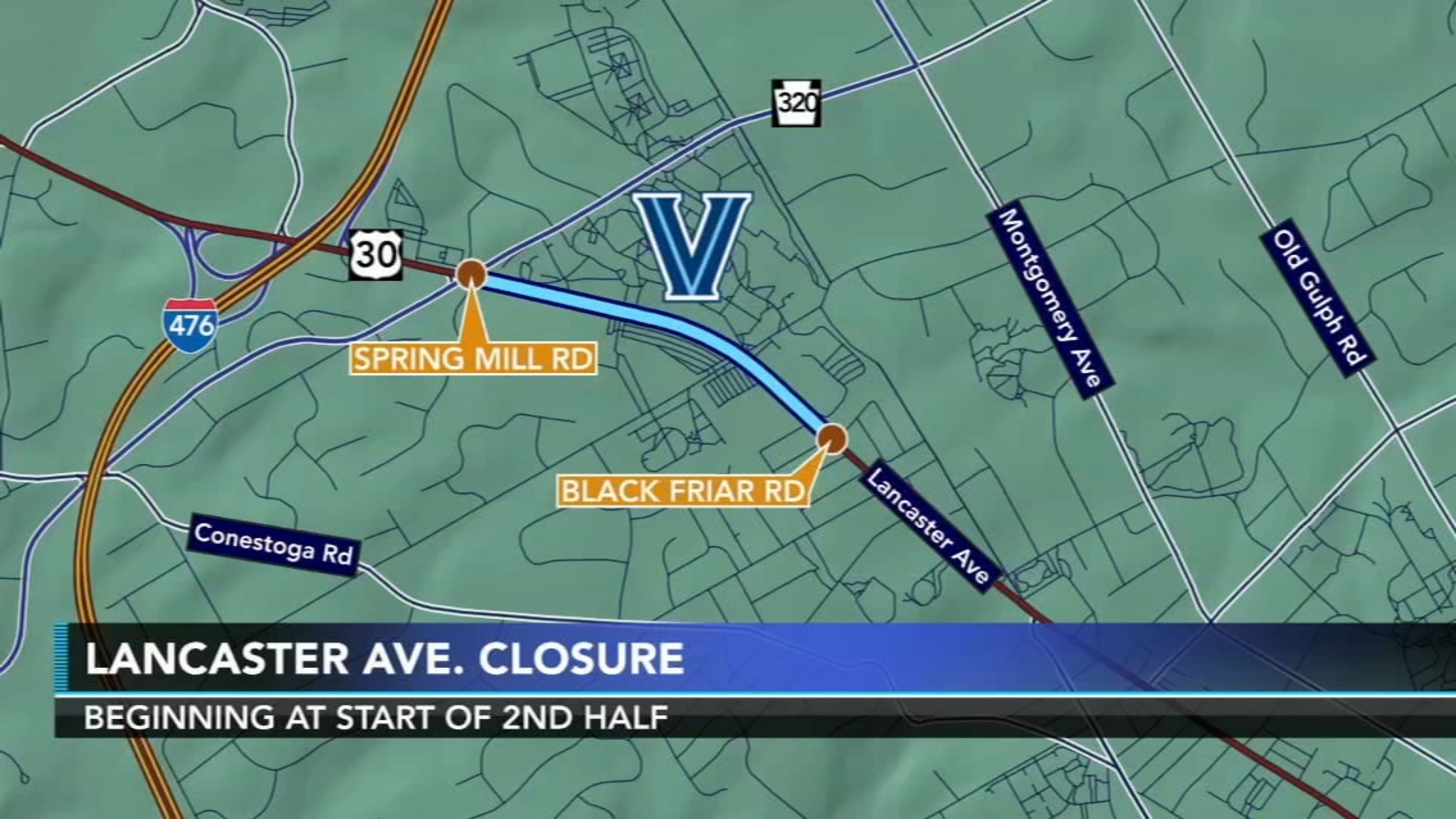 Villanova announces road closures near campus in anticipation of NCAA ...