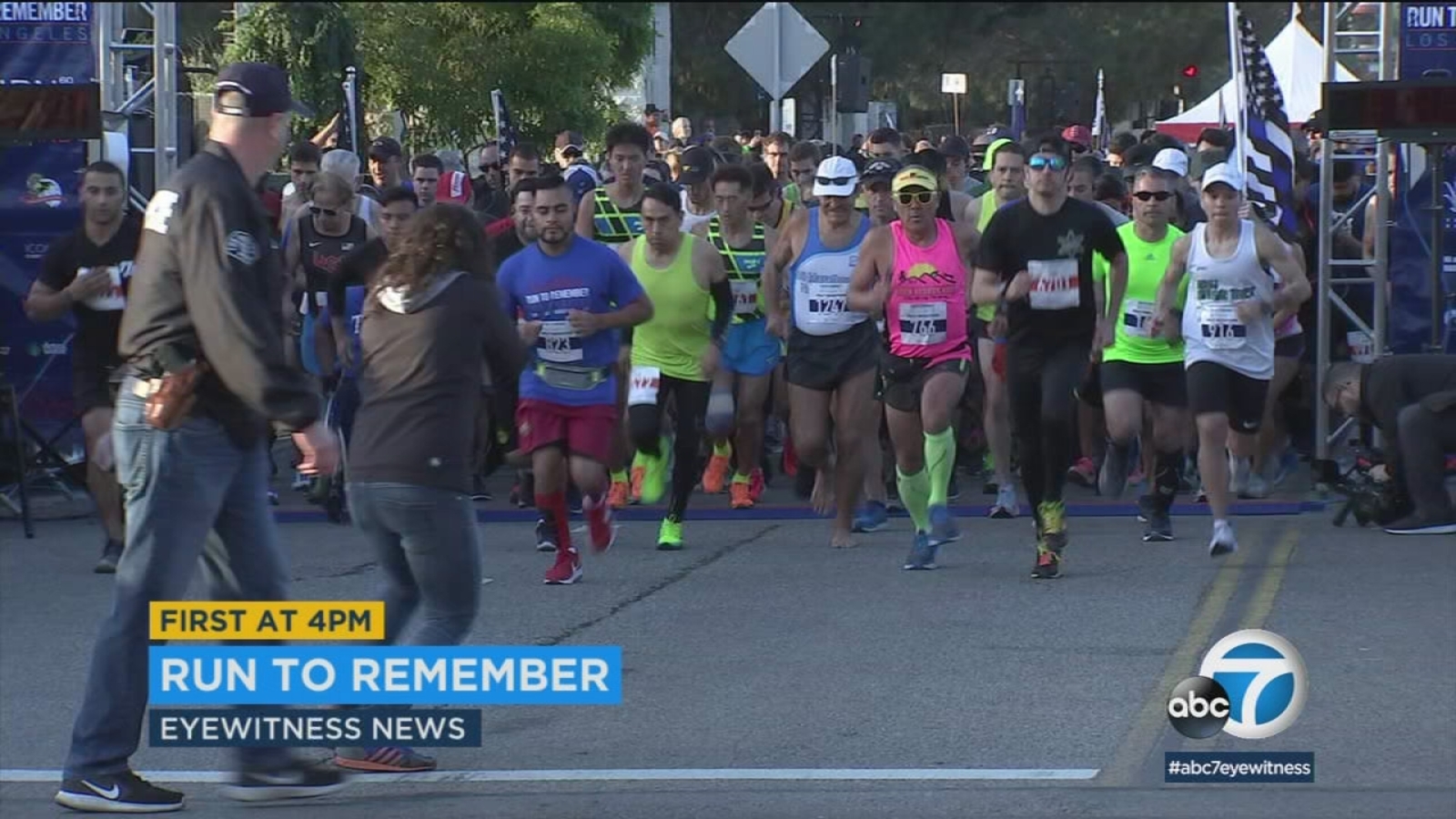 LA's Run to Remember honors fallen first responders - ABC7 Los Angeles