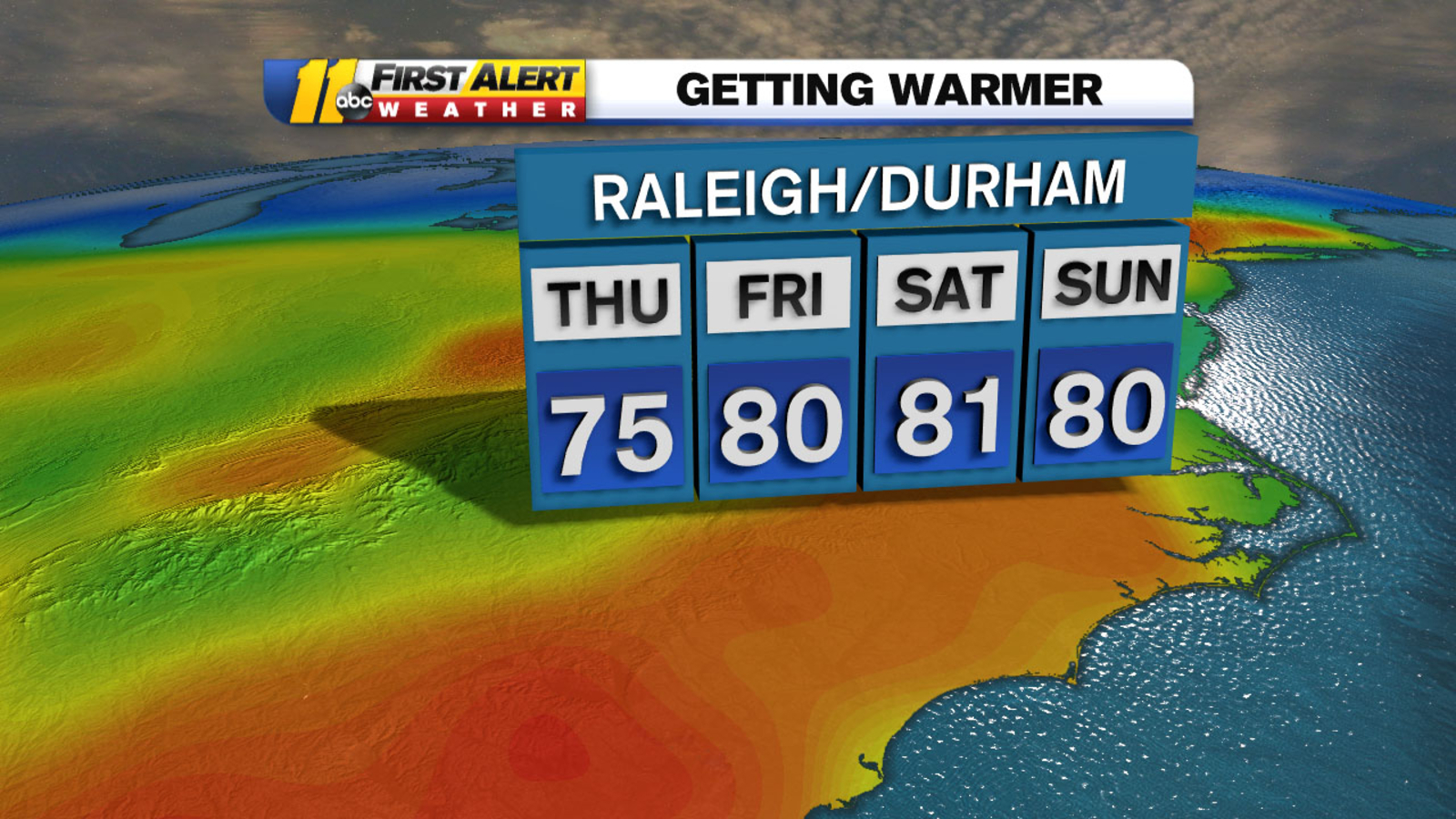 Raleigh - Durham, North Carolina weather: A big warm up is on the way ...
