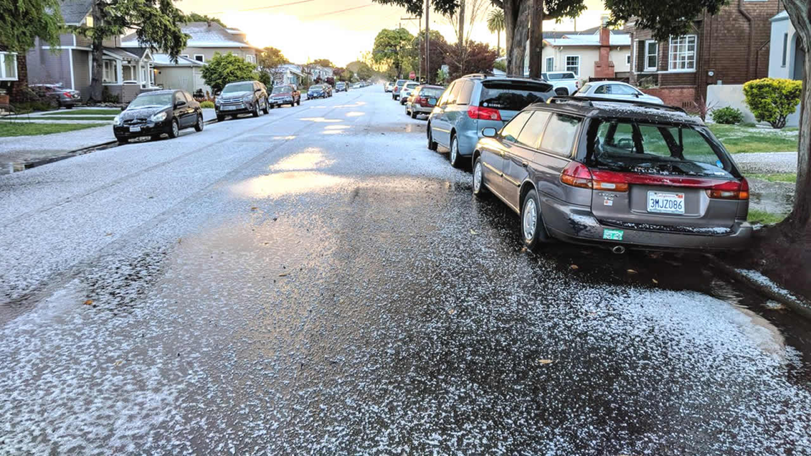 Winter weather in spring brings hail, thunderstorms to Bay Area - ABC7 ...