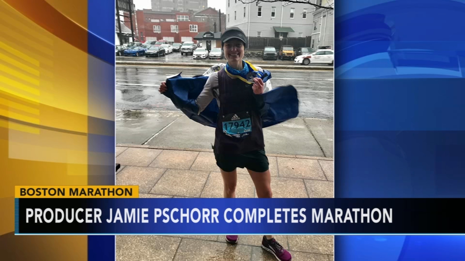 6abc producer Jamie Pschorr runs Boston Marathon - 6abc Philadelphia