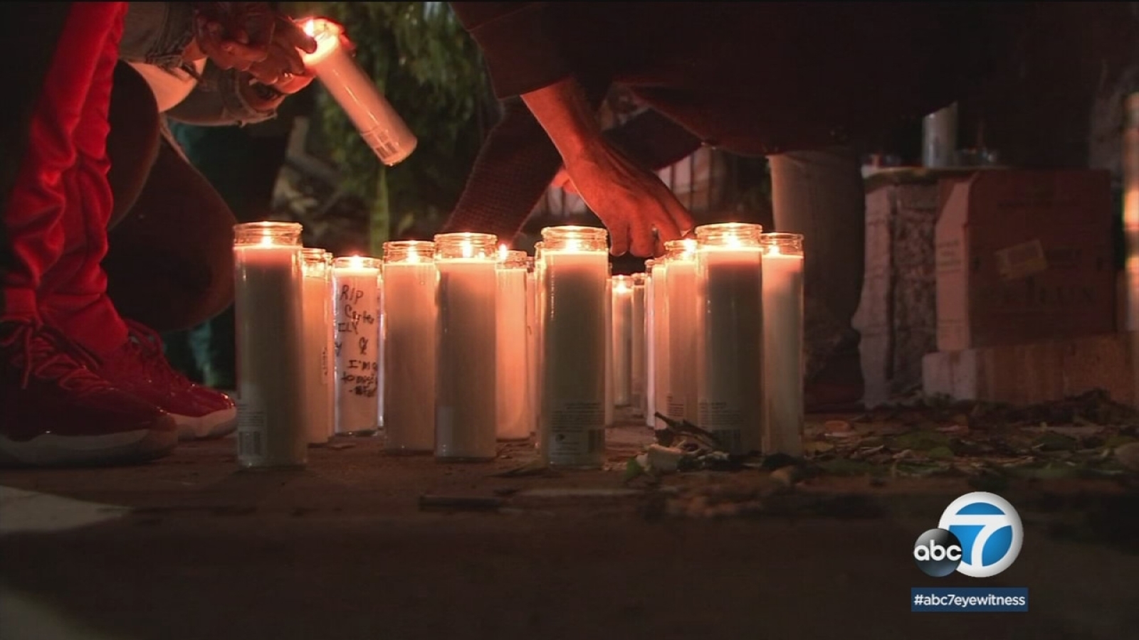 Friends, family hold vigil to remember 2 men killed in Studio City ...