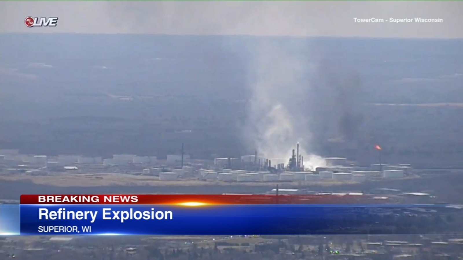 Explosion rocks refinery in Superior, Wisconsin; at least 5 hurt ...