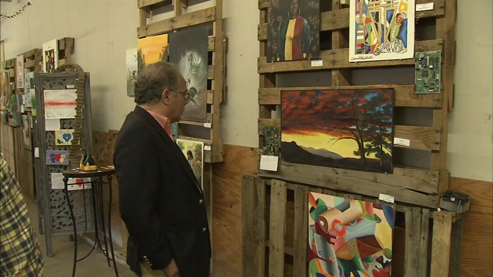 Artwork created by inmates on display in Germantown - 6abc Philadelphia