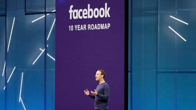 Facebook CEO Mark Zuckerberg introduces new features at F8 Conference ...