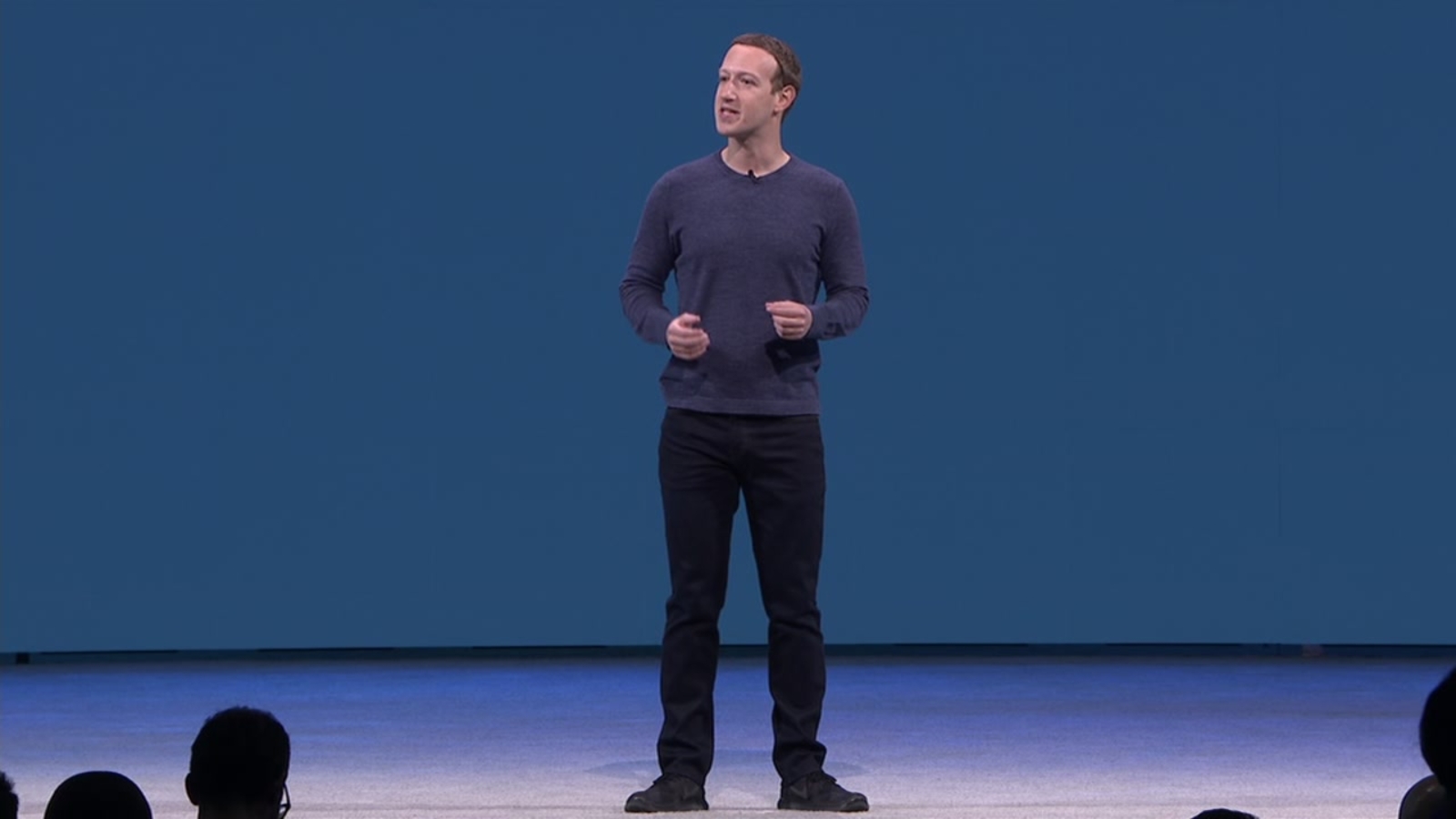 Facebook CEO Mark Zuckerberg introduces new features at F8 Conference ...