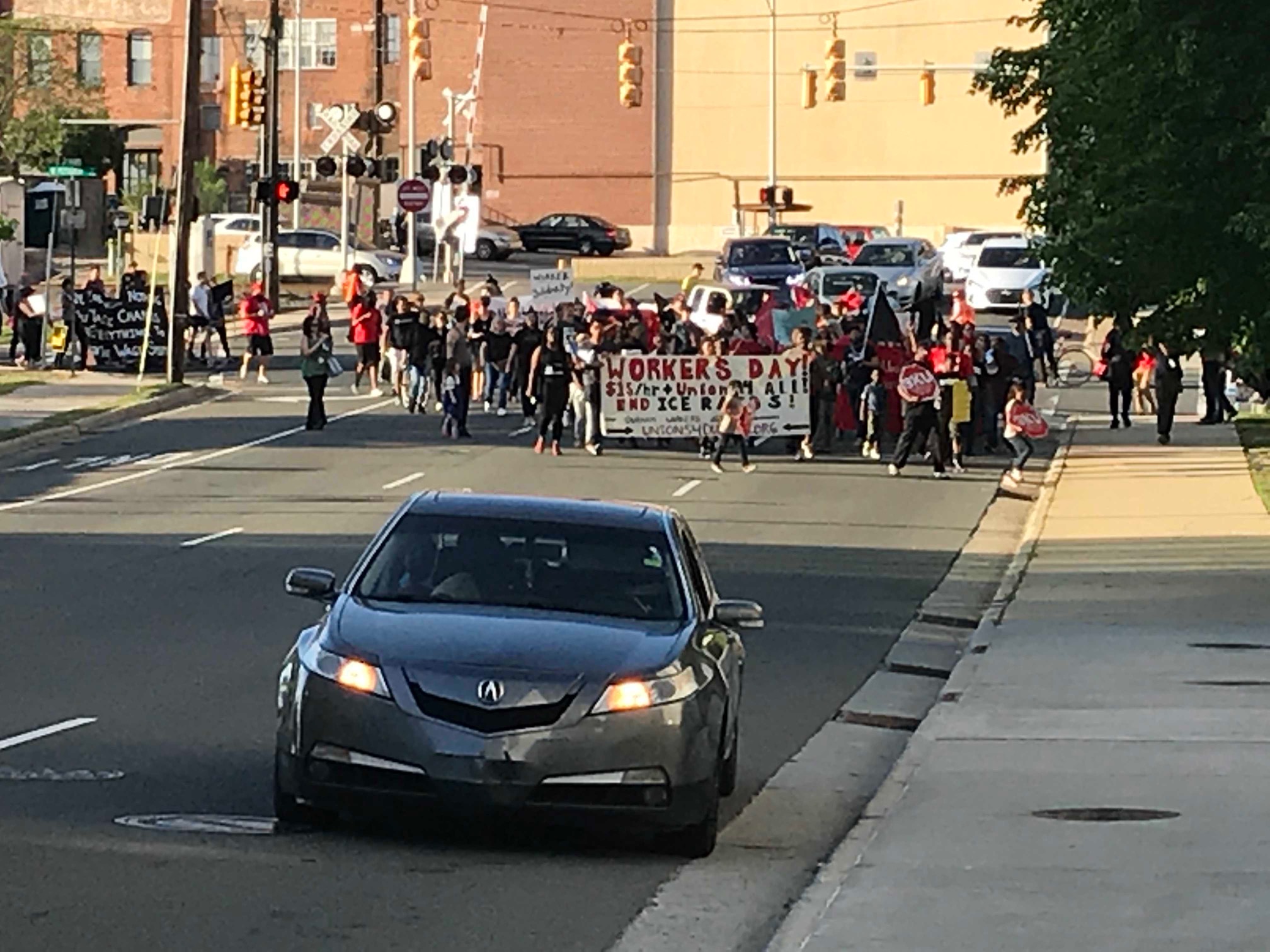 PHOTOS: May Day protests in Durham - ABC11 Raleigh-Durham