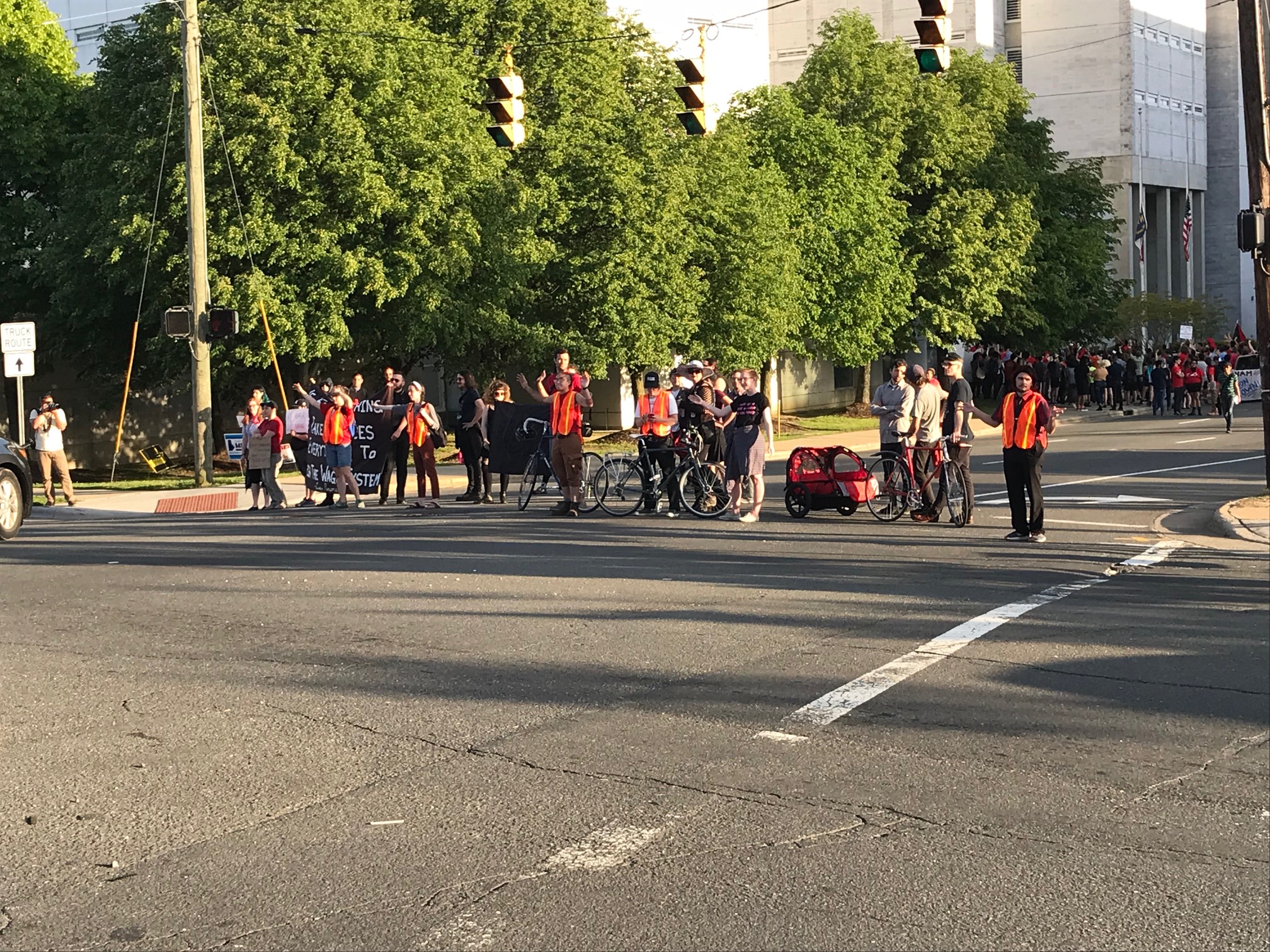 PHOTOS: May Day protests in Durham - ABC11 Raleigh-Durham