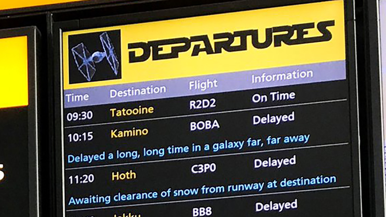 London's Heathrow Airport celebrates May the Fourth with flights to ...
