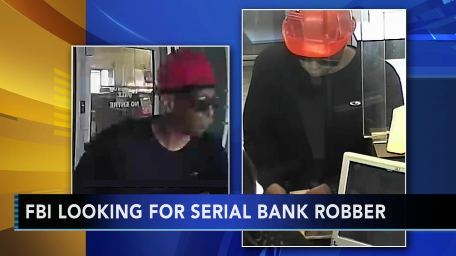 Hard hat wearing serial bank robber sought in Philadelphia - 6abc ...