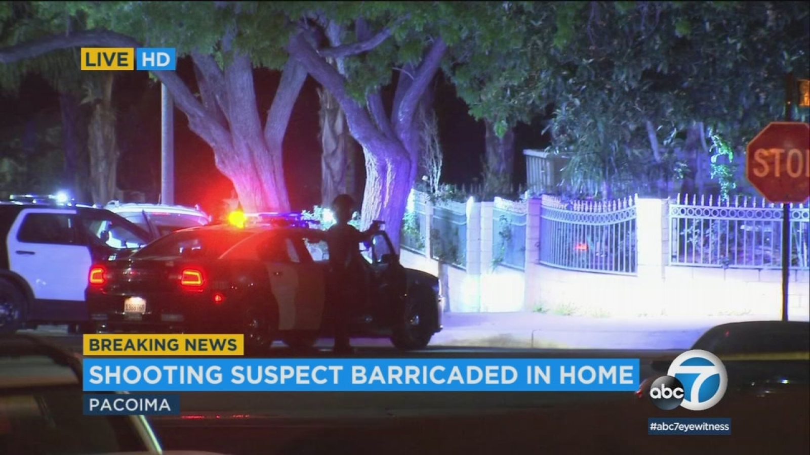 Man barricaded in Lake View Terrace home after firing weapon - ABC7 Los ...