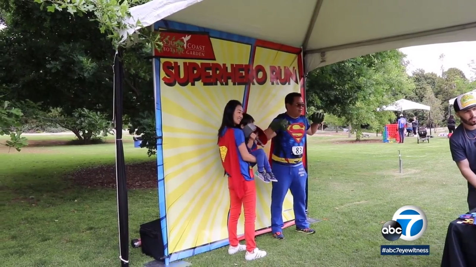 Kids take part in Superhero Run: Saving the Earth One Obstacle Course ...