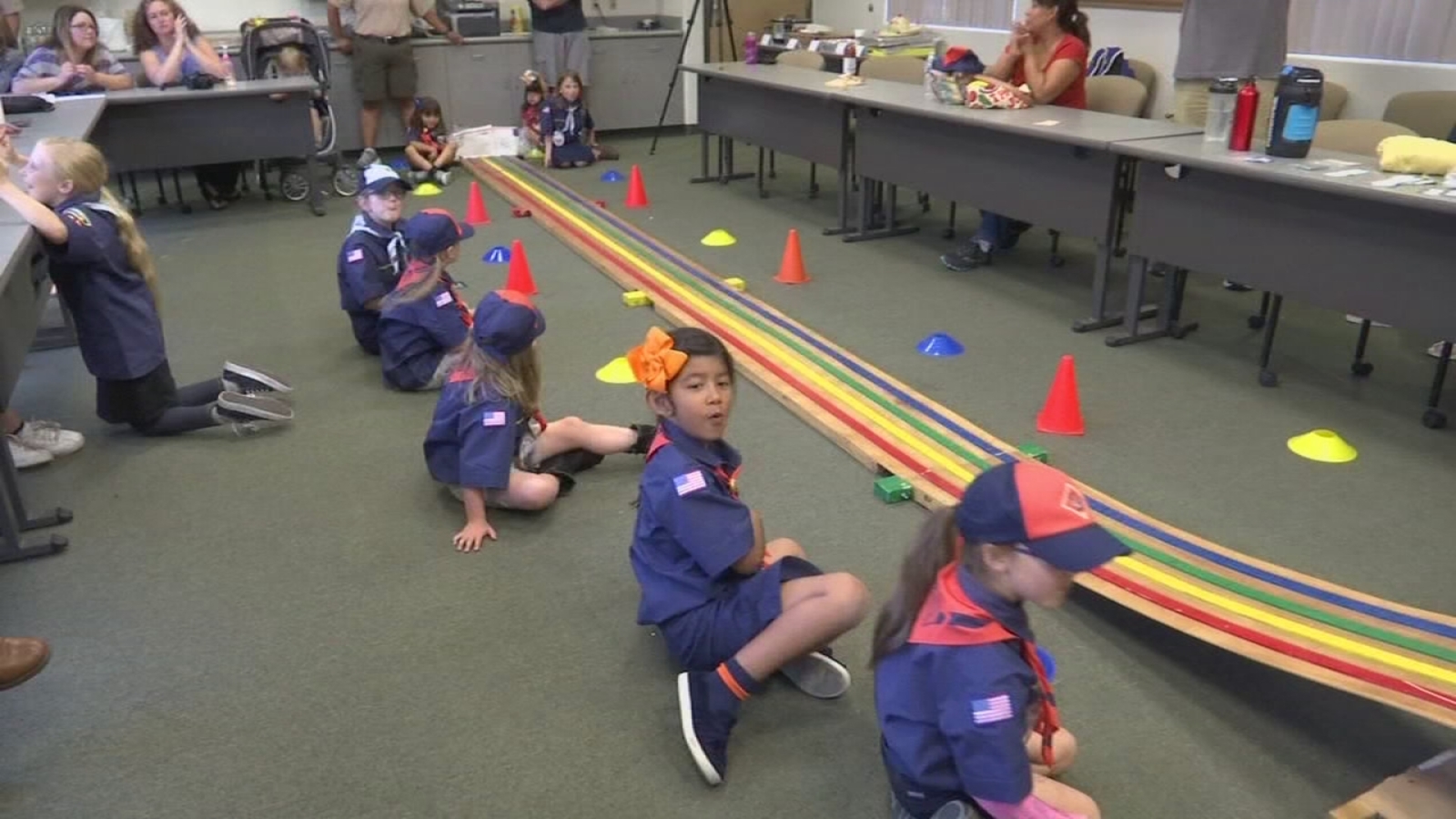 California's first all-girl Cub Scout pack holds Pinewood Derby in ...