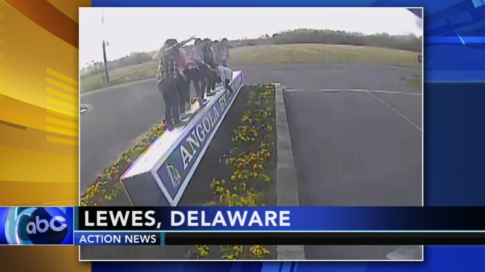 Teens cause $13K worth of damage to Delaware neighborhood sign, police ...