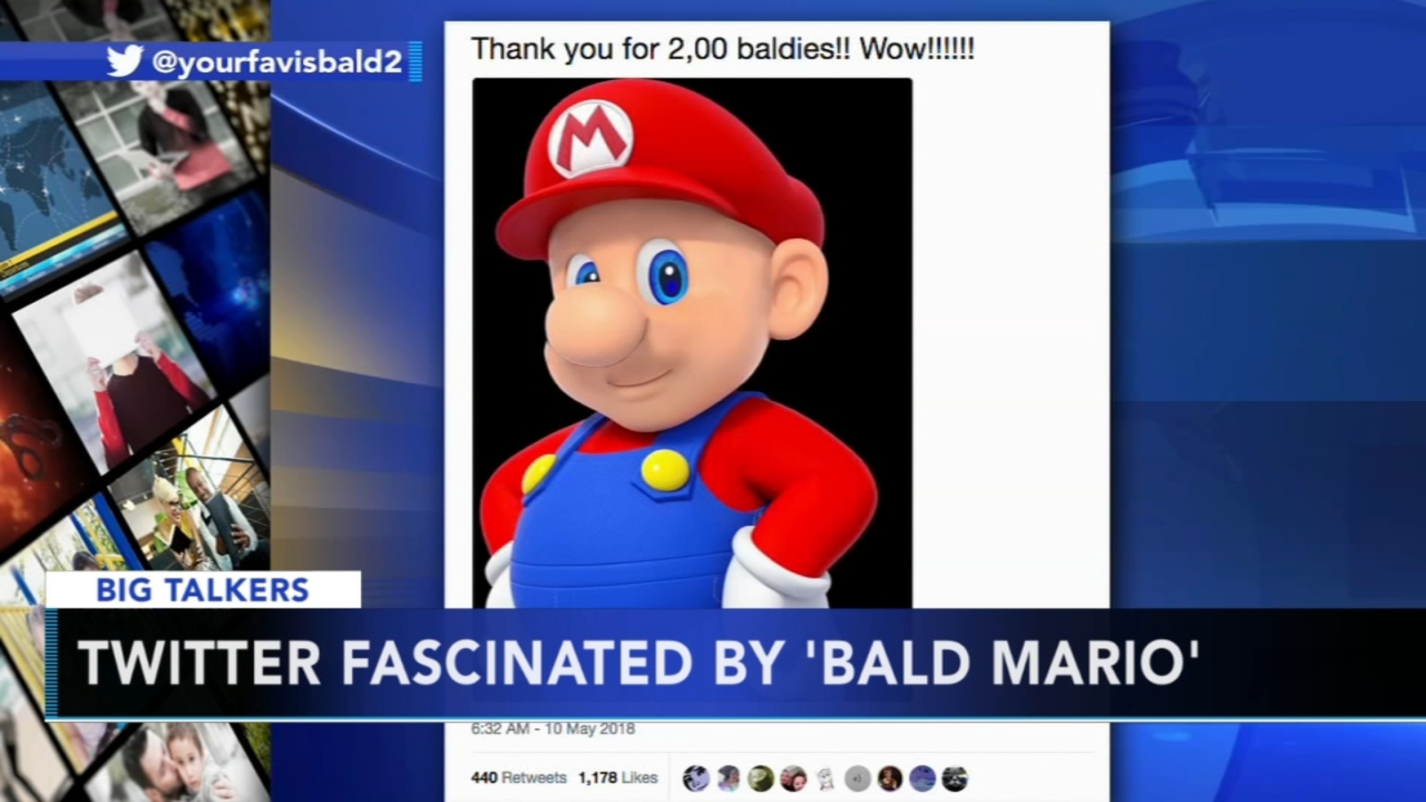 'Bald Mario' takes Twitter by storm - 6abc Philadelphia