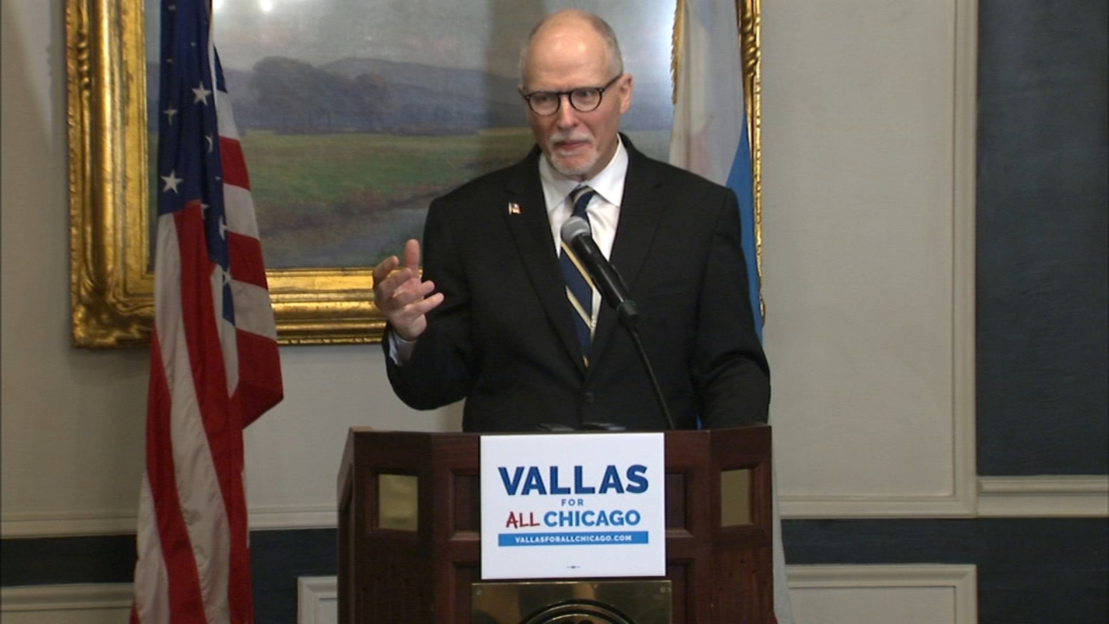 Chicago mayoral candidate Paul Vallas unveils public safety plan - ABC7 ...
