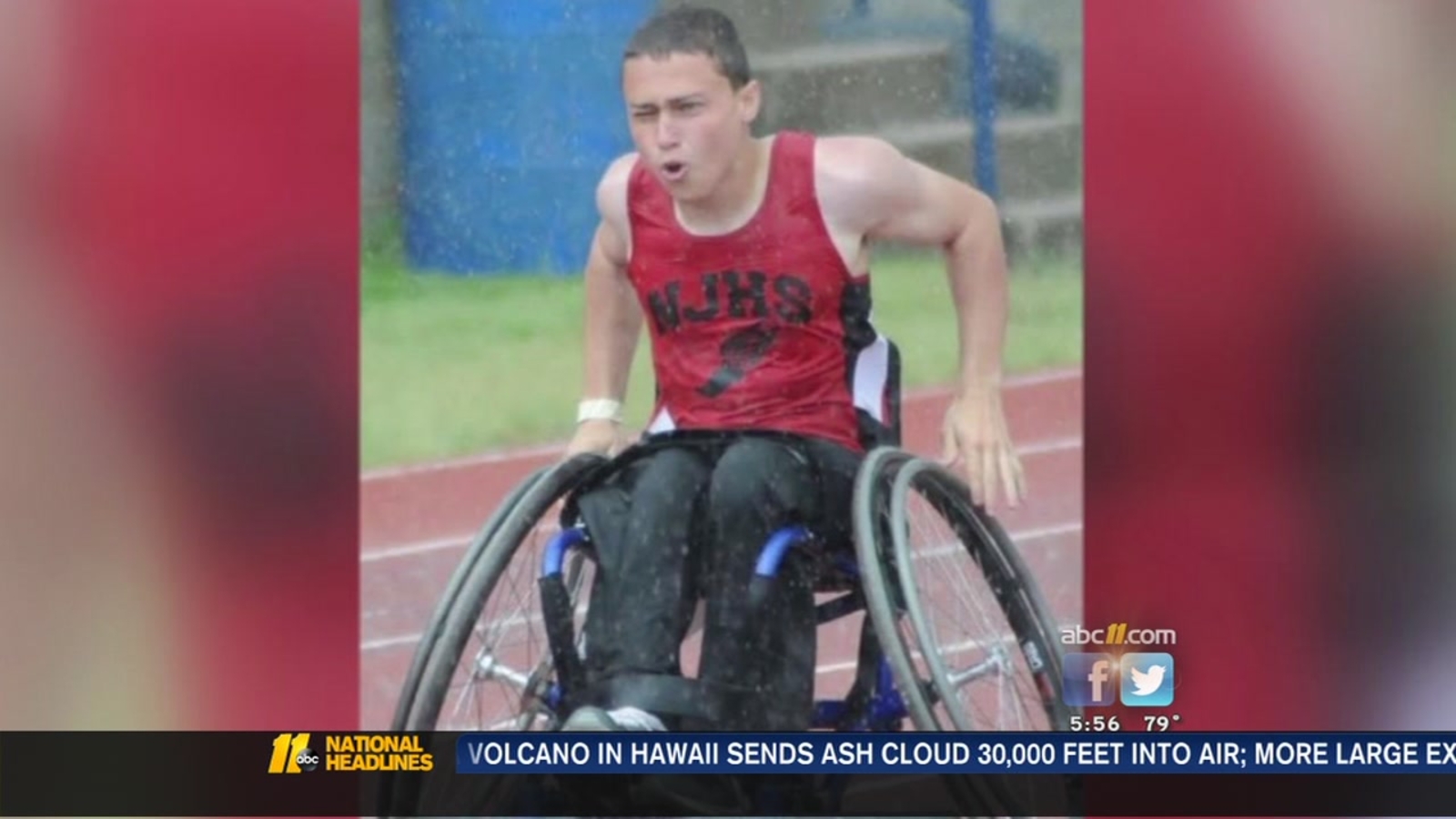 Wheelchair athlete from Johnston County aims for Paralympics - ABC11 ...
