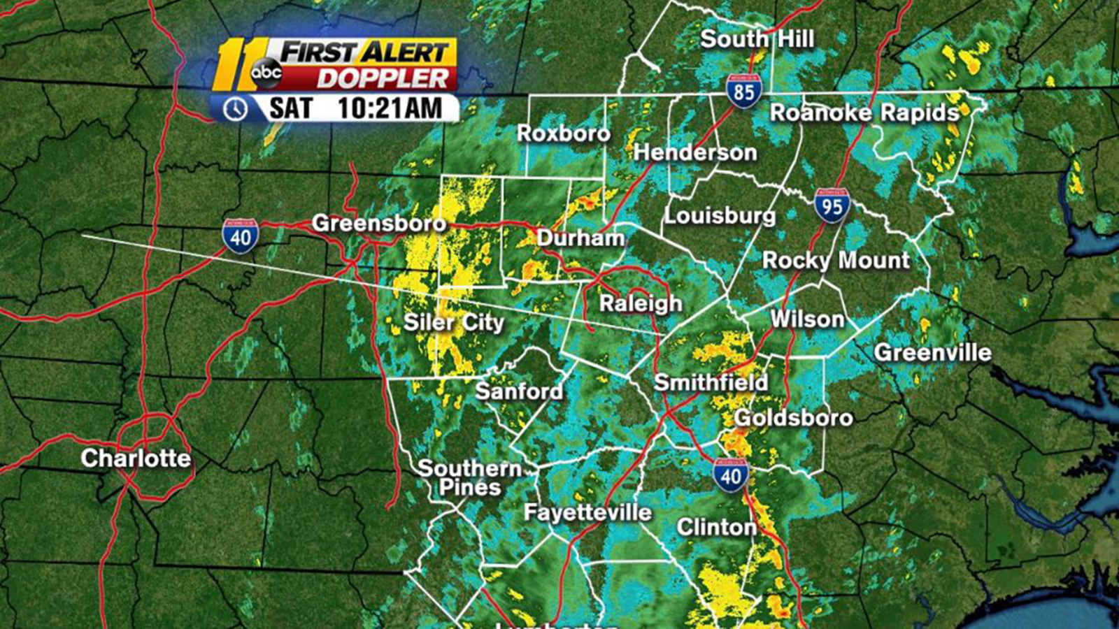 First Alert Mode Showers Storms Expected Throughout The Day Abc11