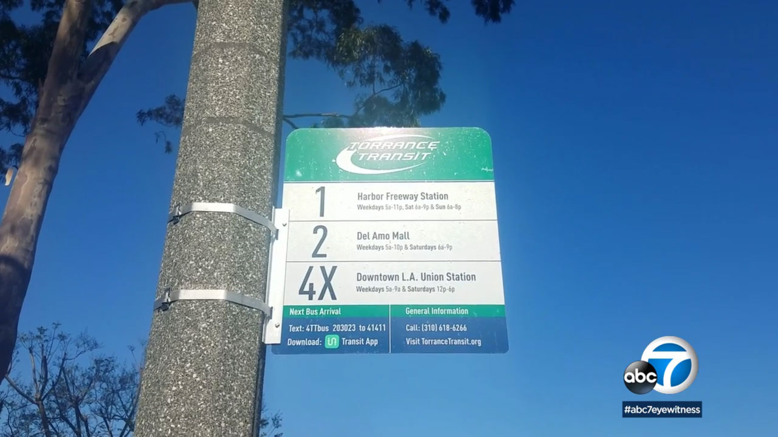 Torrance Transit to have signs with text codes to know bus arrival ...
