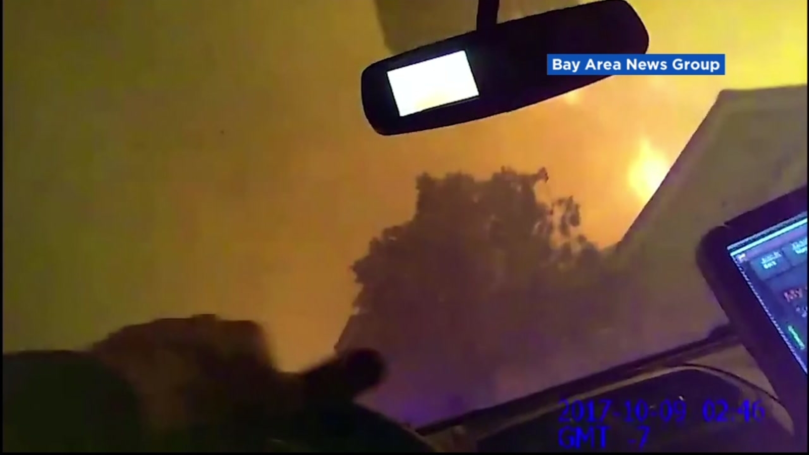 Body camera video shows terrifying evacuations during North Bay ...