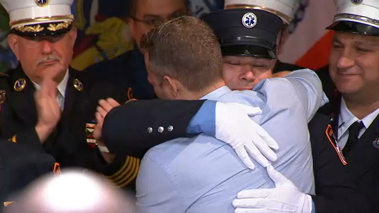 FDNY first responders reunited with heart attack victims they saved in ...