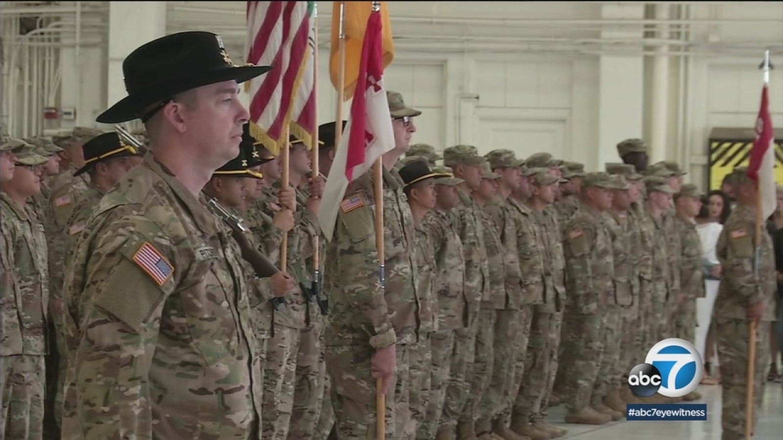 250 soldiers head off to Jordan after deployment ceremony in Los ...