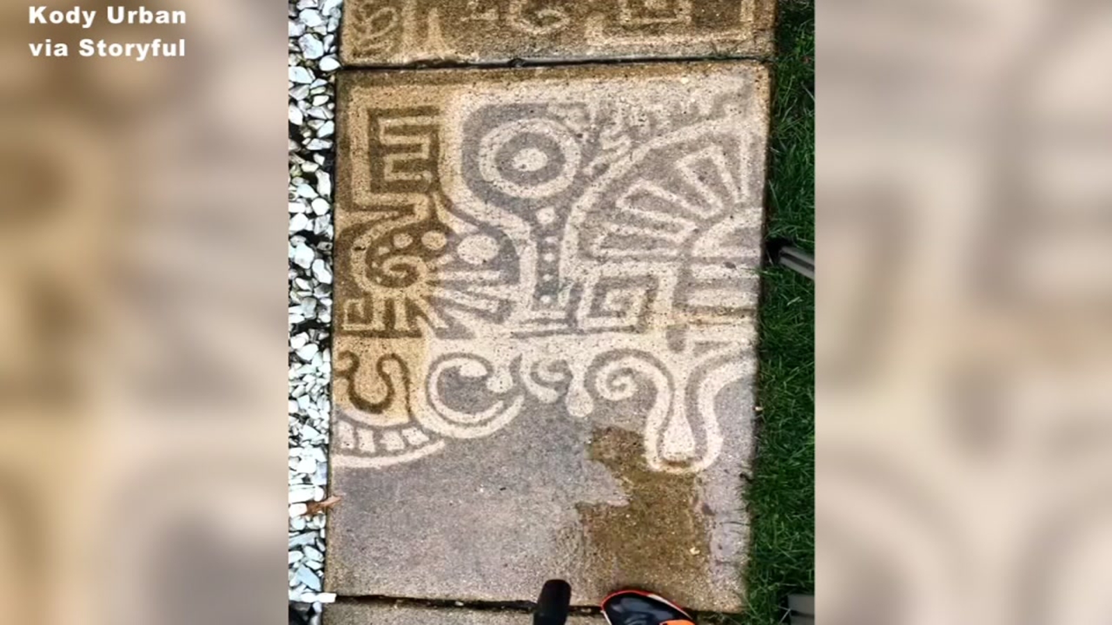 Video of man creating art with pressure washer is mesmerizing - 6abc ...