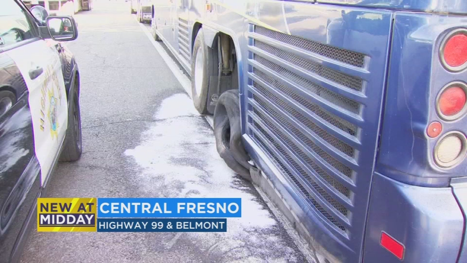 Charter bus with Central High students catches fire returning from Grad ...