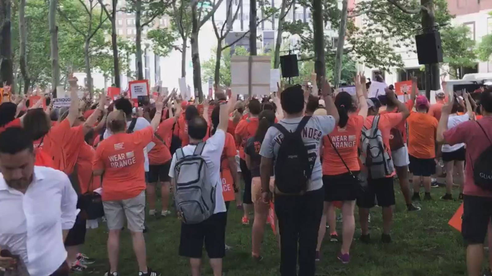 Thousands in New York City, nationally rally against gun violence ...