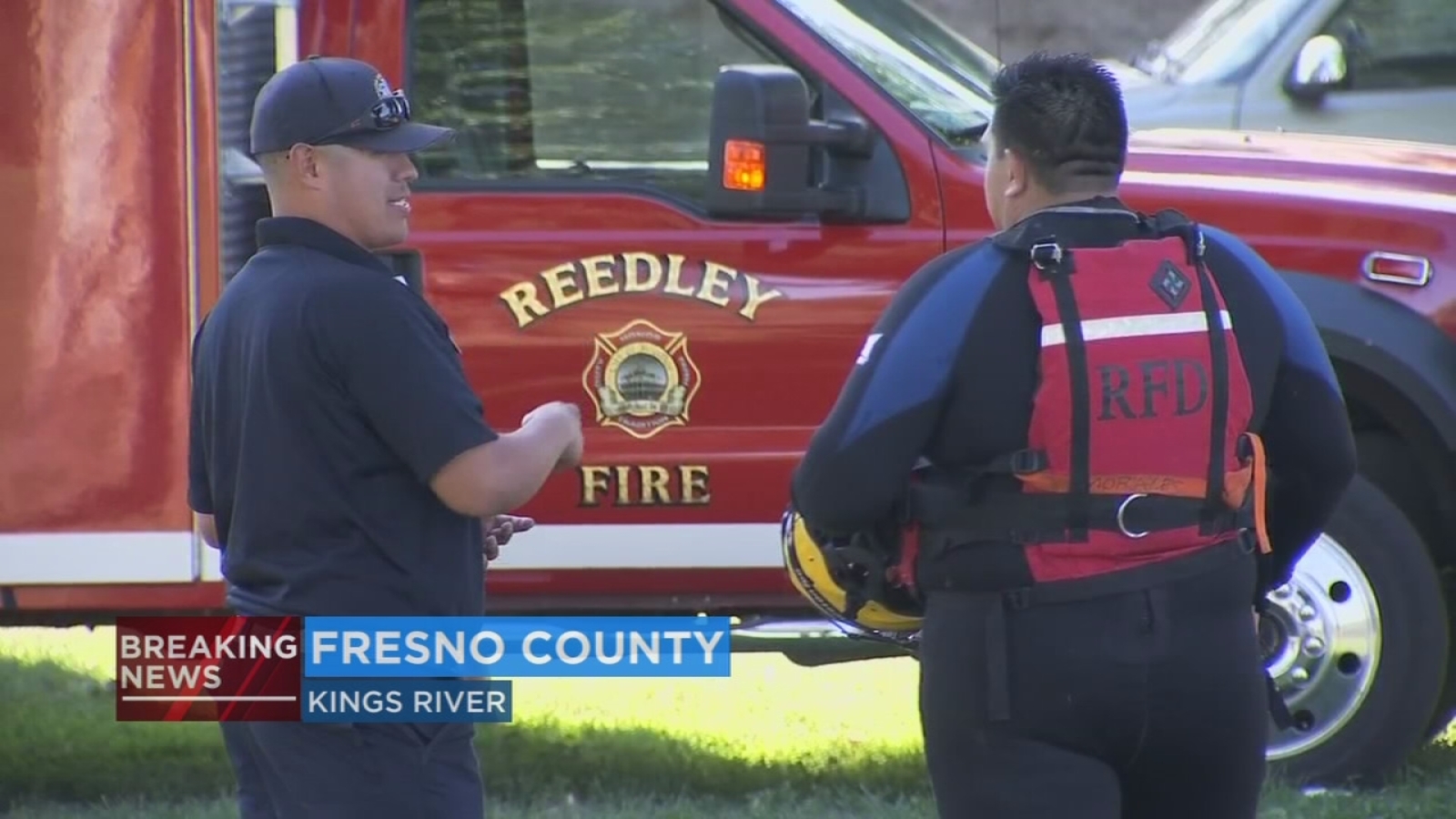 Water rescue underway along Kings River in Reedley - ABC30 Fresno