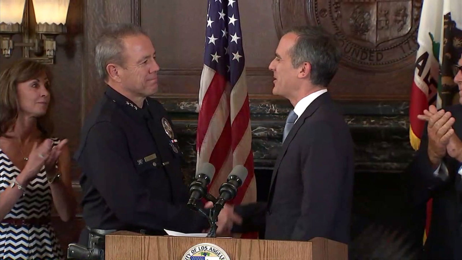 Michel Moore named next police chief of LAPD - ABC7 Los Angeles