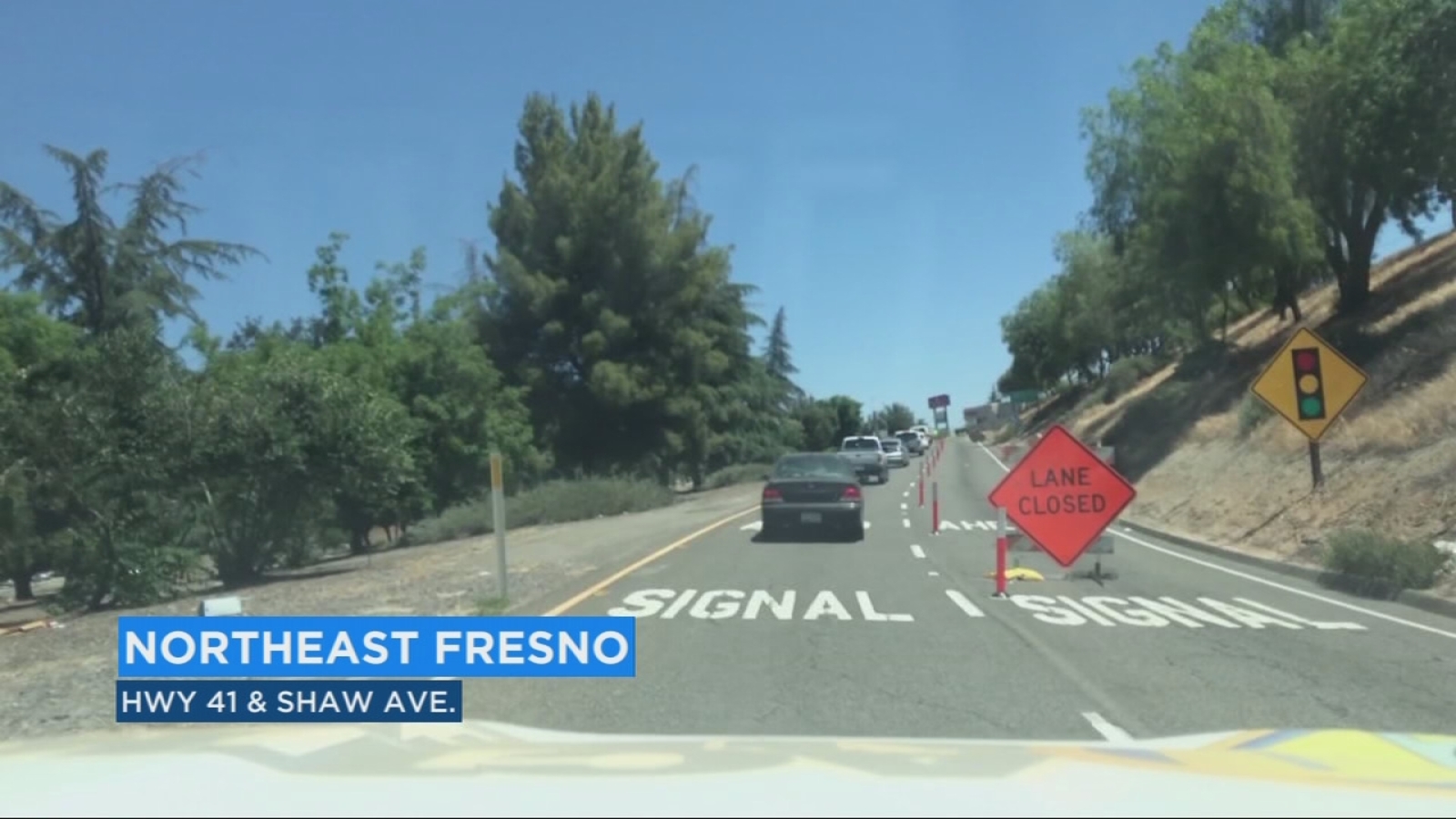 Construction underway on Shaw off-ramp of Highway 41 - ABC30 Fresno