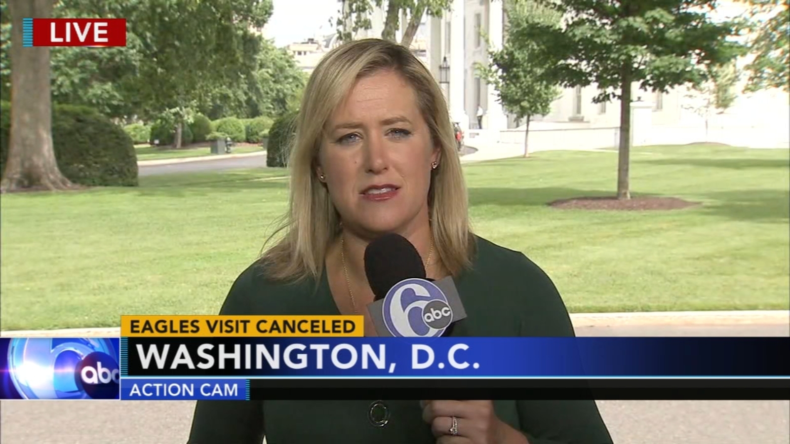 Jamie Apody reports from White House on event without Eagles - 6abc ...