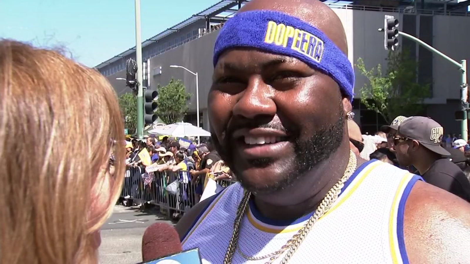 VIDEO: Super fan rapper Mistah F.A.B ready to celebrate with Warriors - ABC7 San Francisco