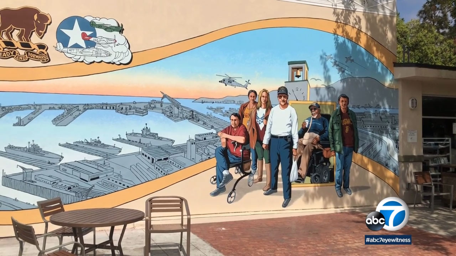 New Long Beach mural honors veterans - ABC7 Los Angeles
