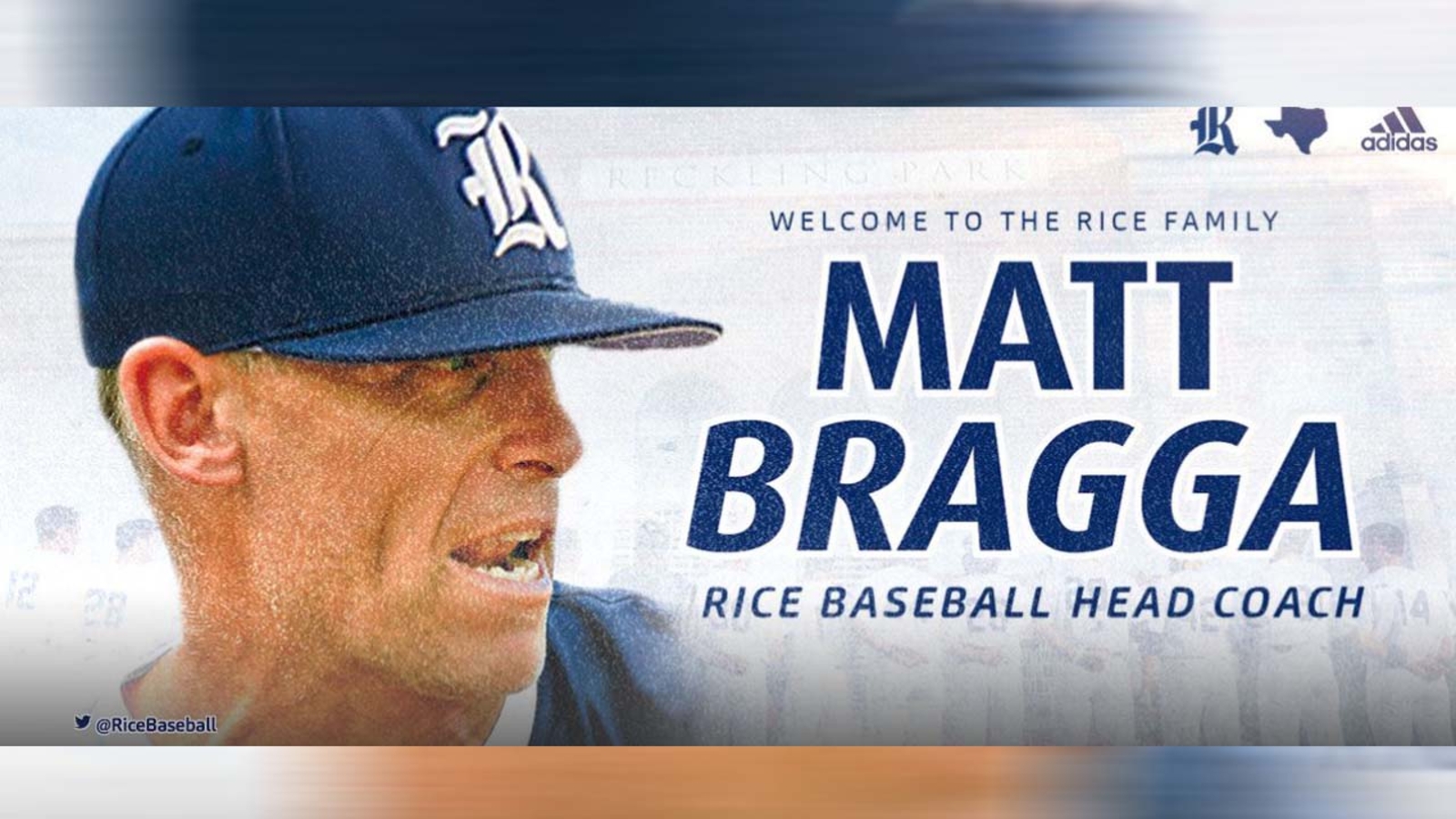 Rice baseball tags Matt Bragga as new head coach - ABC13 Houston