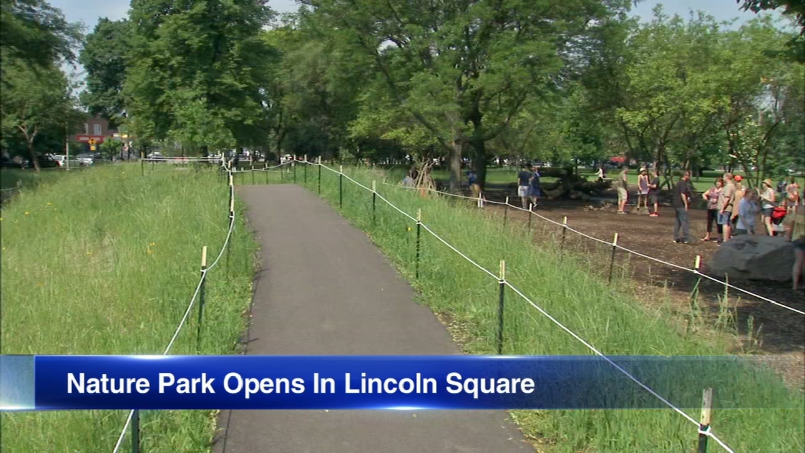 Welles Park Nature Play Space opens in Lincoln Square - ABC7 Chicago