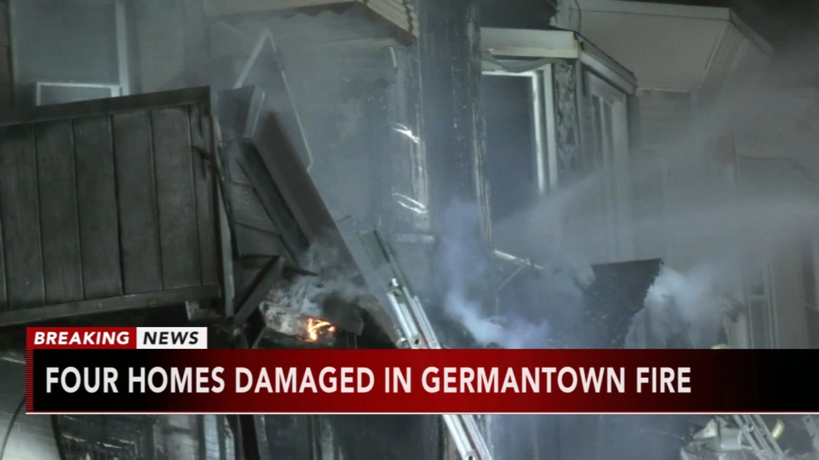 Germantown fire damages homes, displaces 6 - 6abc Philadelphia