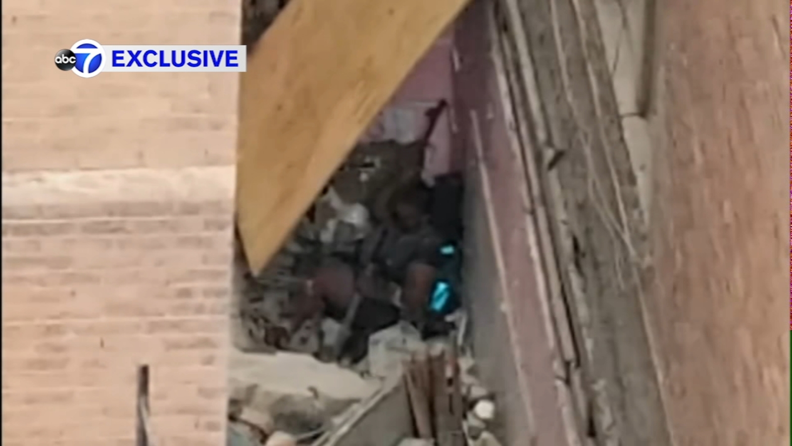 Exclusive video of woman freed by rescuers in Poughkeepsie building ...