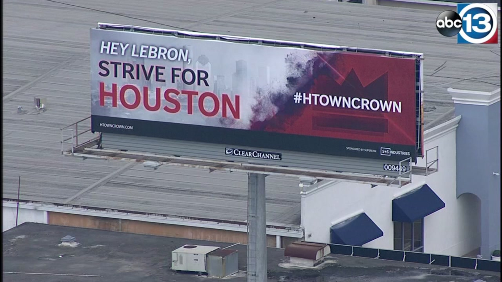 Houston billboards pop up to land LeBron James with Rockets - ABC13 Houston
