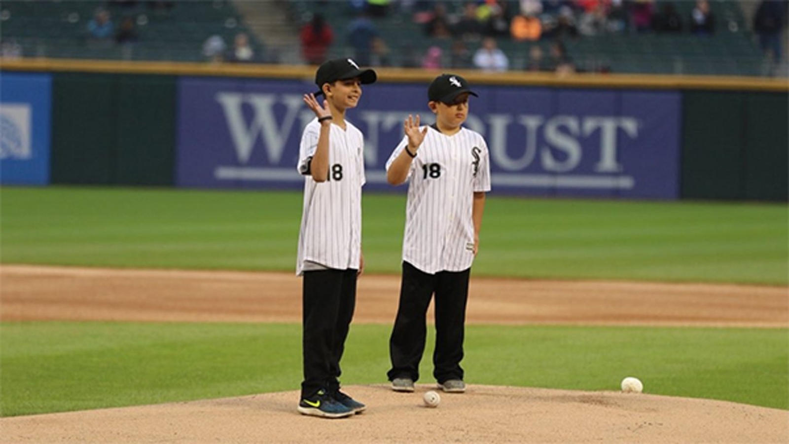 Fallen CFD diver Juan Bucio's sons deliver game ball at White Sox game ...