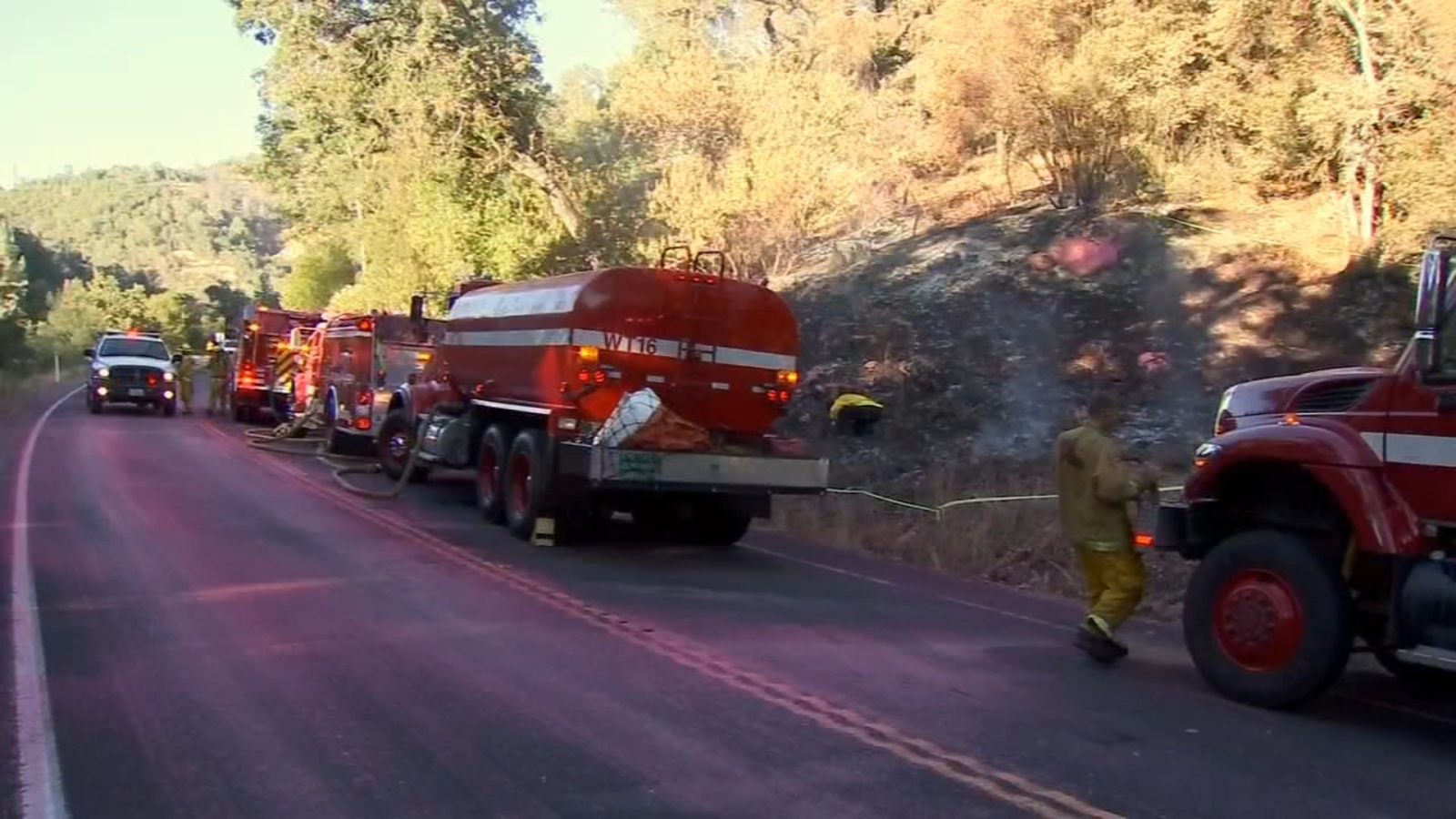 Highway 41 closed for hours near Coarsegold as crews battle fire ...
